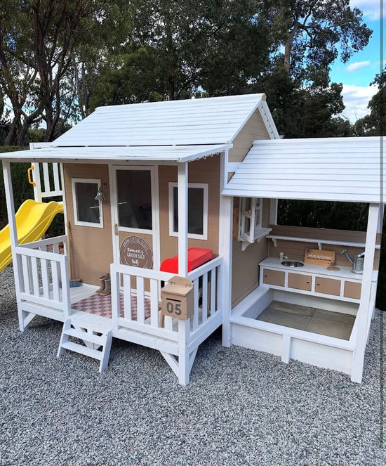 Buy The Caboodle Shack Incl A Mud Kitchen & Slide - Kidzshack – Kidzshack