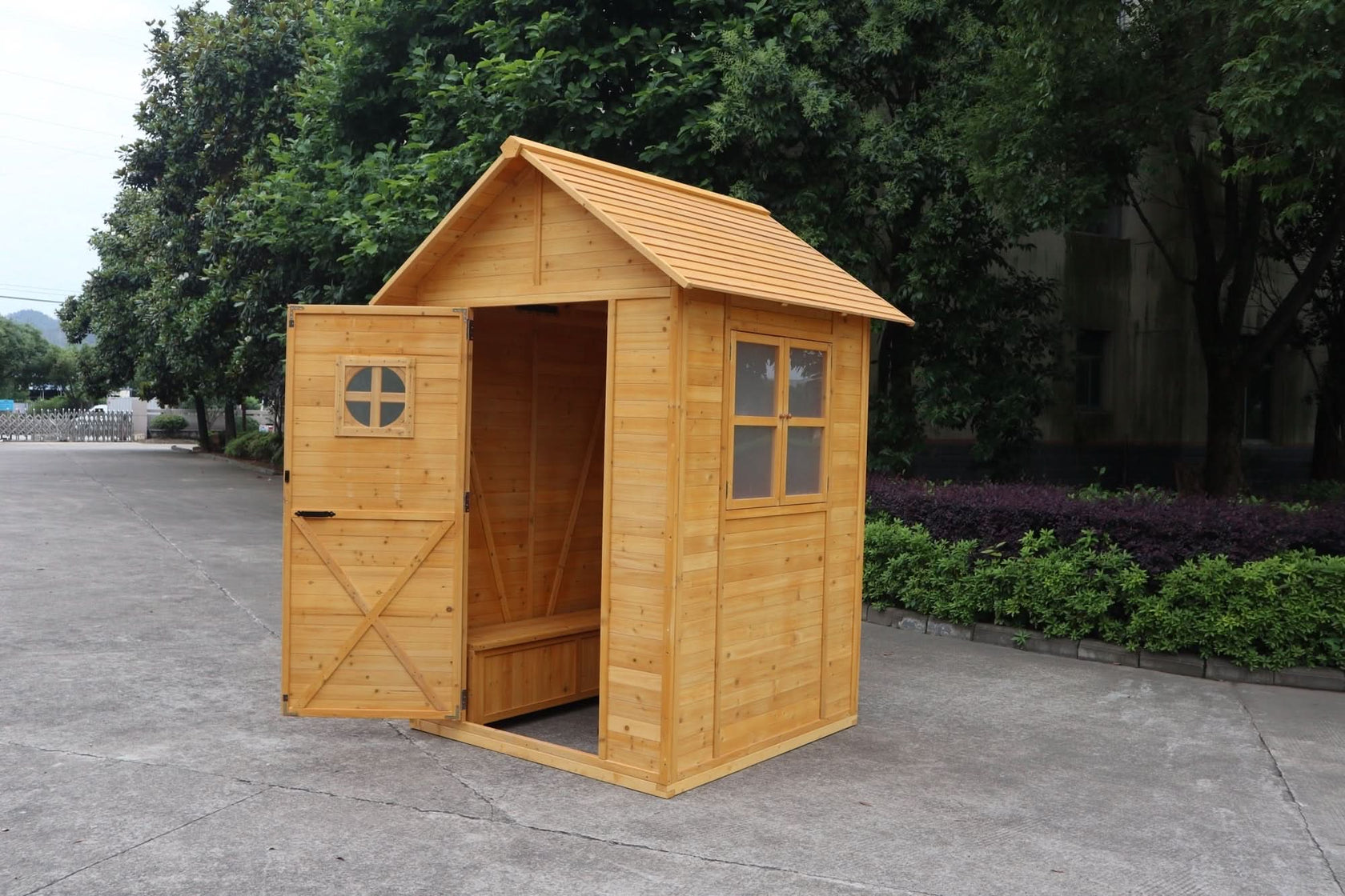 Buy Wooden Pool Beach Change House Storage Shed - Kidzshack