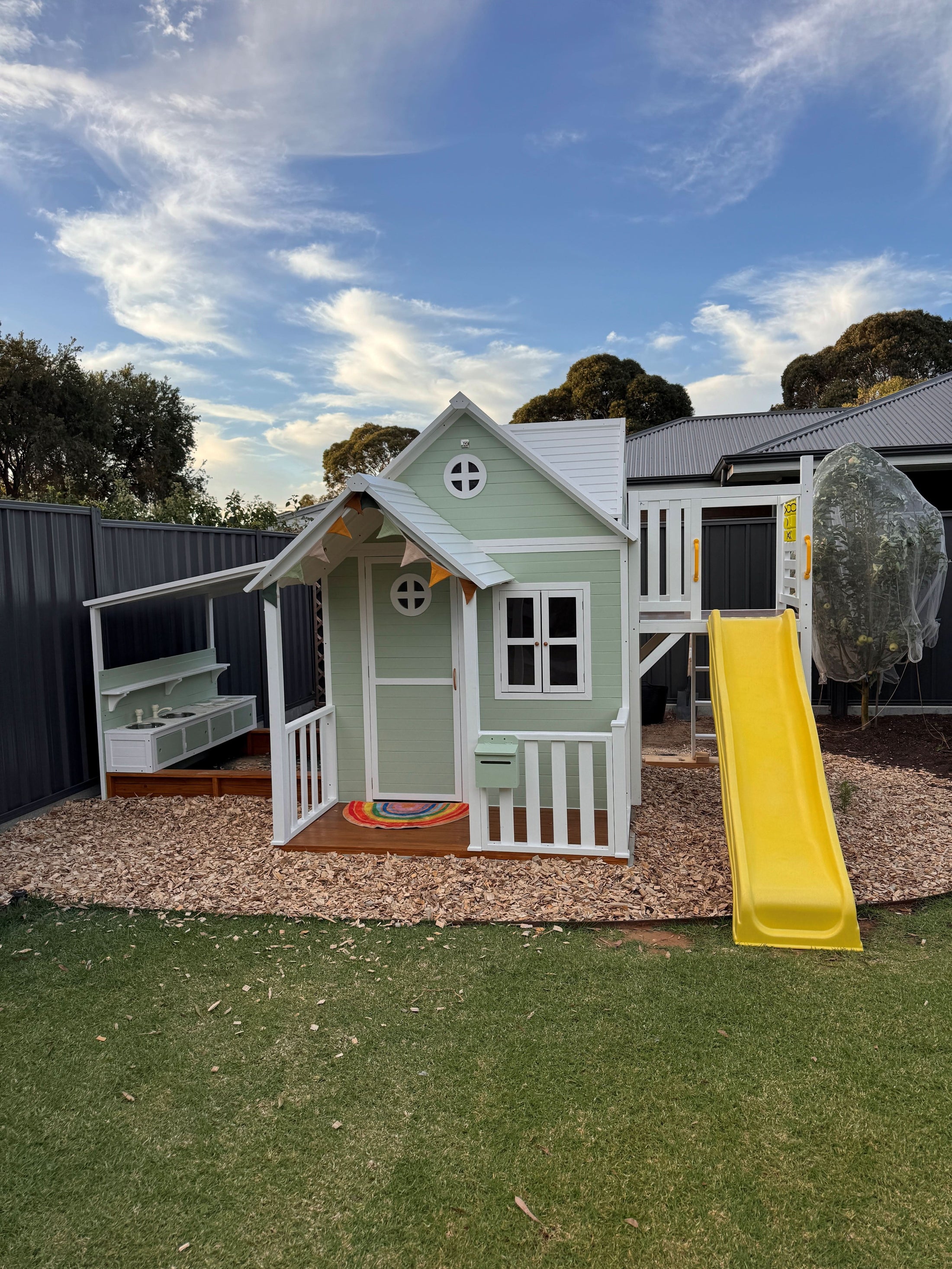 Shop Jolly Shack with Mud Kitchen & Slide | Kidzshack